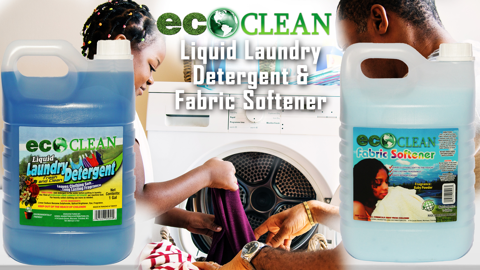 SONEIL MARKETING. Eco Clean Liquid Laundry Detergent - Gallon